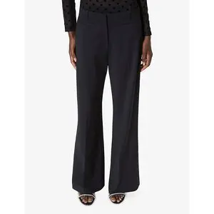 The Kooples Wide-leg Wool Trousers