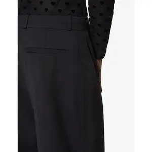 The Kooples Wide-leg Wool Trousers