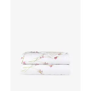 YVES DELORME Gaura Cotton-blend Bedcover - Multicoloured