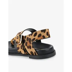 Kurt Geiger Ryhan Flat Suede Sandals