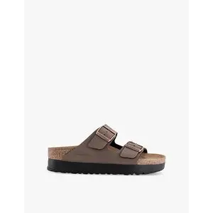 BIRKENSTOCK Arizona Flex Platform Woven Sandals - Mocca