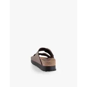 BIRKENSTOCK Arizona Flex Platform Woven Sandals - Mocca