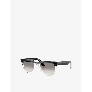 Ray-ban Wayfarer Rectangle-frame Acetate Sunglasses