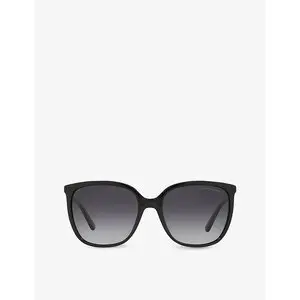 Michael Kors Square Frame Acetate Sunglasses - Black