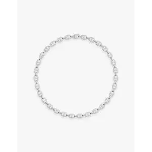 APM MONACO Maille Marine Sterling And Zirconia Necklace - Silver
