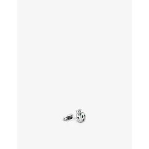 Cartier Panthère De Palladium-plated Sterling And Lacquer Cufflinks