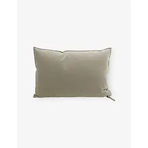 Maison De Vacances Palazzo Cotton-velvet Cushion 40cm X 60cm - Ciment