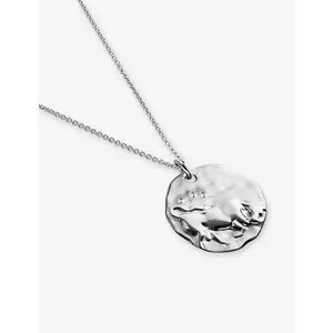 Monica Vinader Taurus Zodiac Sterling Pendant Necklace - Silver