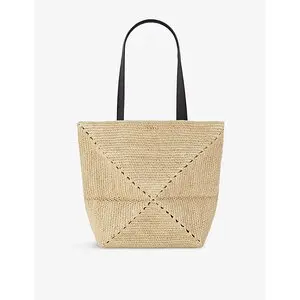 Loewe X Paula's Ibiza Medium Raffia Tote Bag - Natural