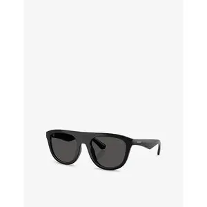 Burberry Square-frame Injected Sunglasses - Black