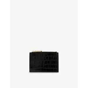 Whistles Mock-croc Leather Coin Purse