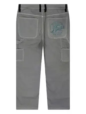 HONOR THE GIFT Logo-print Cropped Trousers