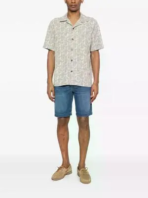 Jacob Cohen Logo-patch Denim Shorts