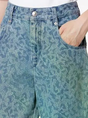 MARANT ETOILE Brinsa Pattern Straight Jeans