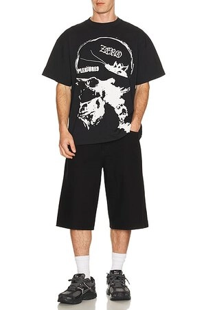PLEASURES X Zero Skateboards Roaches T-shirt