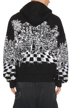 Amiri Chateau Sketch Zip Hoodie