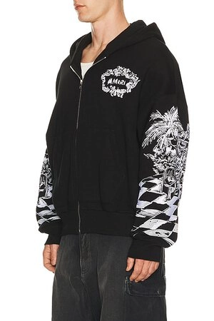 Amiri Chateau Sketch Zip Hoodie