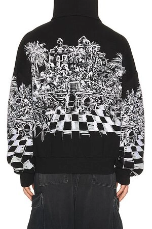 Amiri Chateau Sketch Zip Hoodie
