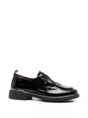 LINDA BAUMANN Lace-up Derby Shoes With Silver-tone Detail