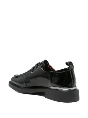 LINDA BAUMANN Lace-up Derby Shoes With Silver-tone Detail