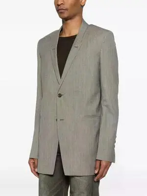 Rick Owens Single-breasted Blazer - Grey