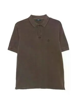 Herno Logo-embroidered Polo Shirt - Brown