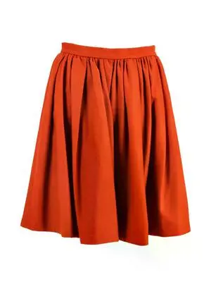 I'M ISOLA MARRAS Pleated Mini Skirt - Orange