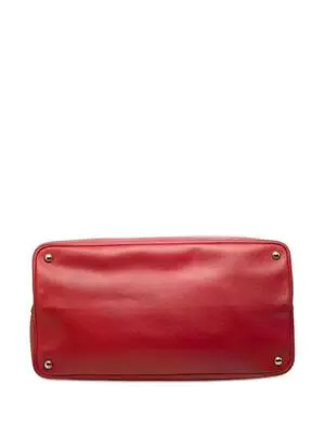Prada Large Saffiano Cuir Double Satchel