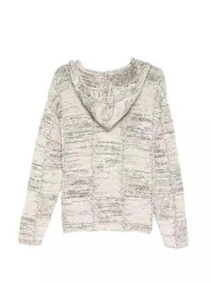 Auralee Patchwork Cotton And Linen-blend Hoodie