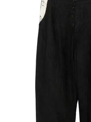GG IN RED Pinstripe Trousers