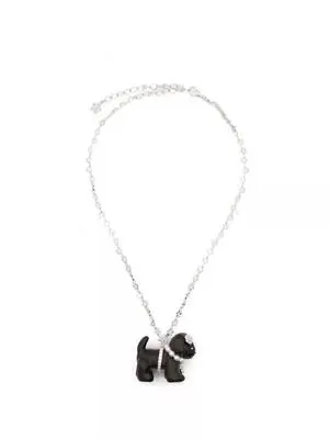 YVMIN Dog Pendant Necklace - Silver