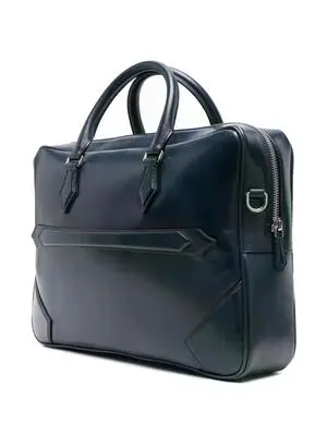 Montblanc Logo Plaque Leather Briefcase