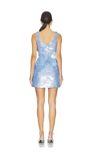 Simkhai Emilie Sequin Mini Dress - Baby Blue