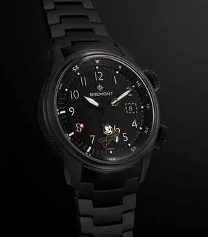 BREMONT Felix The Cat Titanium Altitude Mb Meteor Pilot's Watch