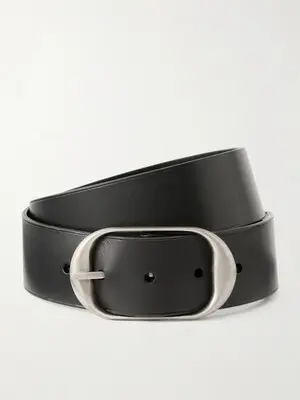 NILI LOTAN Leather Belt - Black