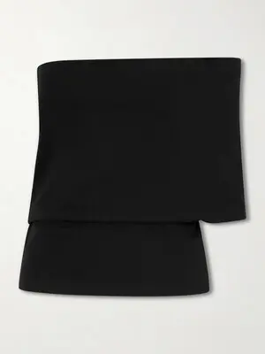 Ossou Lynx One-shoulder Stretch-jersey Top
