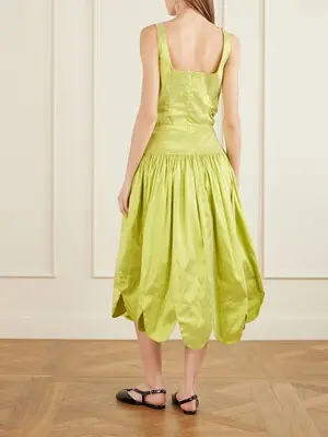 Simone Rocha Petal Hem Basque Midi Skirt
