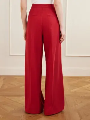 Max Mara Rito Cotton-jersey Wide-leg Trousers