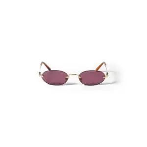 Miu Miu Miu Miu Oval Sunglasses Ruby Lenses