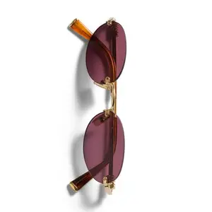 Miu Miu Oval Sunglasses - Ruby Lenses