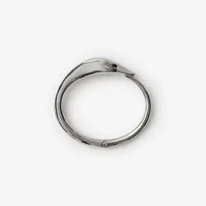 Burberry Palladium-plated Duck Cuff - Silver