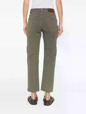 Brunello Cucinelli Straight Leg Cropped Jeans