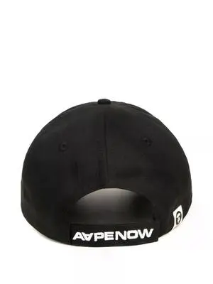 AAPE BY *A BATHING APE Logo-detail Baseball Cap - Black