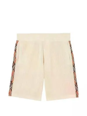 Burberry Check-trim Cotton Shorts