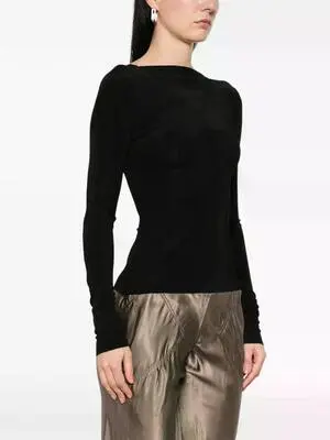 Rick Owens Temple Long-sleeve Top