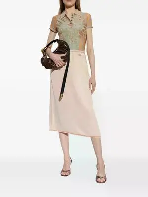 DIESEL® O-rietta Midi Skirt With Side Slit