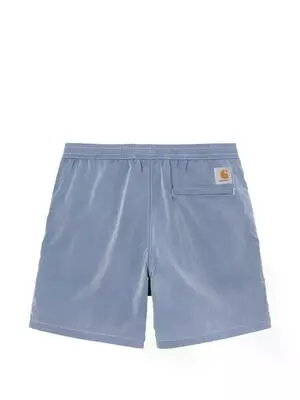Carhartt Work In Progress Logo-embroidery Swim Shorts - Blue