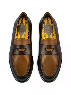DOUCAL'S Two-tone Leather Loafers