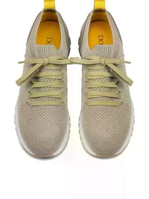 DOUCAL'S Knitted Leather Sneakers