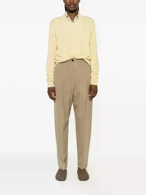 THE ROW Scottish Cashmere V-neck Sweater - Yellow